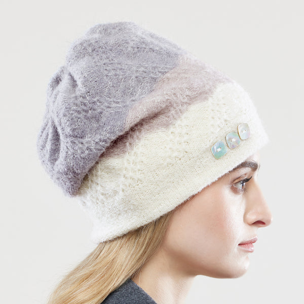 Women's Winter Hats | Striped Doppelzägger Hat - Olena Zylak